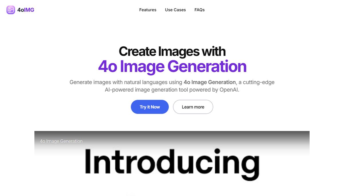 4oIMG Image Generator powered by 4o Image Generation